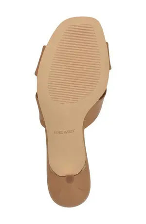 Nine West Merlana Kitten Heel Sandal - Light Brown