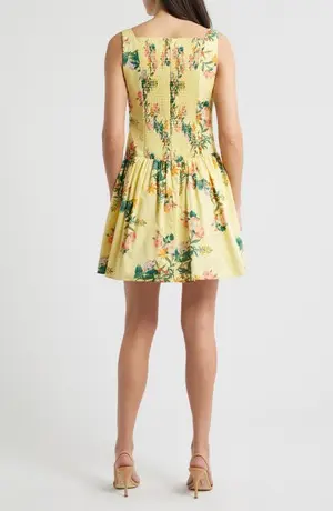 Julia Jordan Fit & Flare Poplin Dress