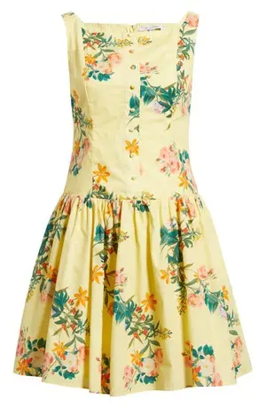Julia Jordan Fit & Flare Poplin Dress
