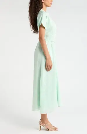 EVER NEW Jemma Linen Shirt Dress
