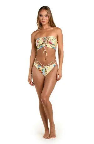 L'Agence Butterfly Beaded Bikini Bottom