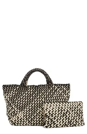 NAGHEDI Medium St. Barths Tote - Obsidian