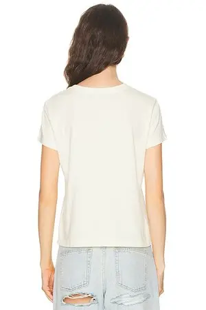 AGOLDE Long Line Adine Tee Shirt - Blonde