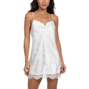 IN BLOOM BY JONQUIL Shane Jacquard Satin Chemise - Ivory
