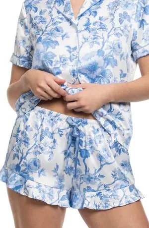 IN BLOOM BY JONQUIL Molleigh Satin Short Pajamas - Ivory