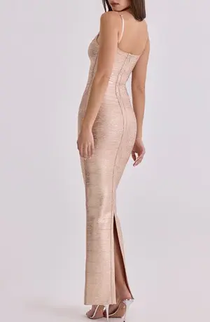 House Of Cb The Body Bandage Maxi Dress