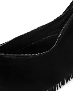 Whistles Sia Suede Fringe Shoulder Bag