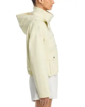 Aqua Washed Twill Anorak Jacket