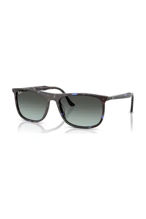 Ray-ban Rectangle Full Rim Sunglasses - Blue