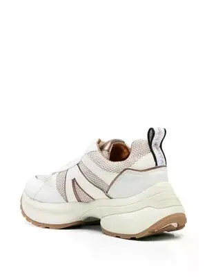 ALEXANDER SMITH Victoria Leather Sneakers With Platform Sole