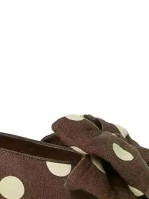 LOEFFLER RANDALL Bow Polka Dot Ballet Flats