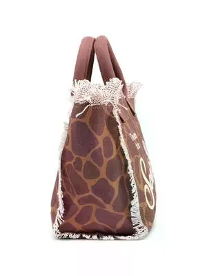 MC2 SAINT BARTH Fringed-detail Tote Bag - Brown