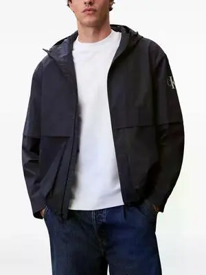 Calvin Klein Logo-print Hooded Jacket