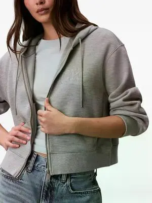 Calvin Klein Zip-up Cropped Hoodie