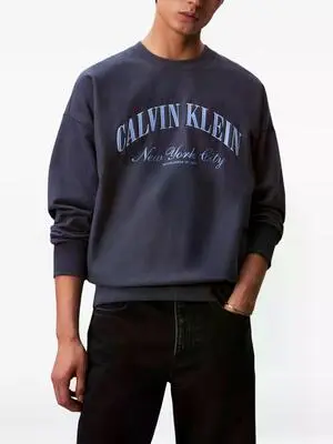 Calvin Klein Graphic-print Pullover Sweater