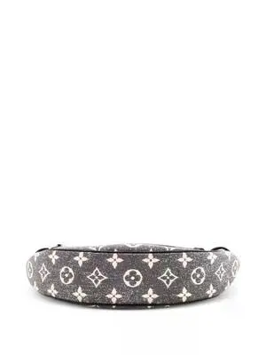 LOUIS VUITTON Loop Handbag Monogram Jacquard Denim - Black