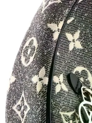 LOUIS VUITTON Loop Handbag Monogram Jacquard Denim - Black