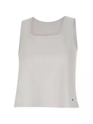 RRD Square-neck Sleeveless Top - White