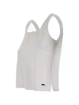 RRD Square-neck Sleeveless Top - White