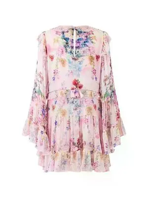Camilla Floral-pattern Mini Dress