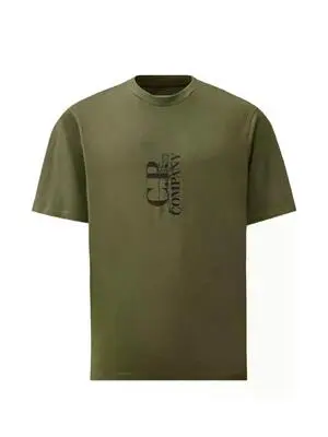 C.P. COMPANY Jersey Short Sleeve Printed T-shirt