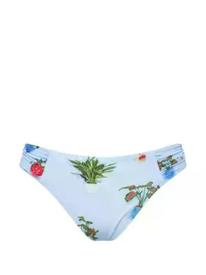 Seafolly Playa Bonita Bikini Bottom - Blue