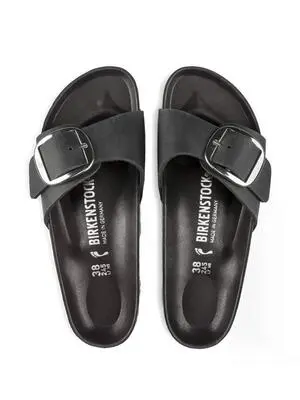 BIRKENSTOCK Madrid Buckle Sandals - Black