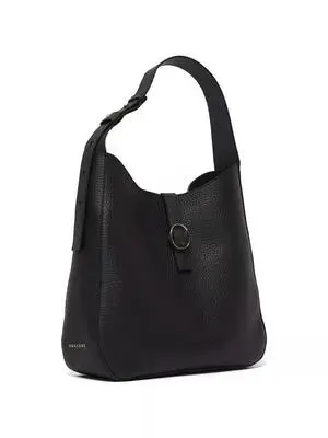 Orciani Gea Soft Shoulder Bag - Black