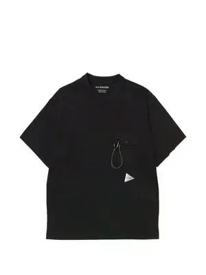 AND WANDER Chest Pocket Carabiner T-shirt