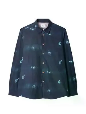 Paul Smith Sunbleached Snaps Poplin Shirt