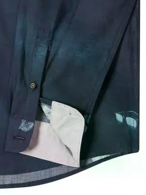 Paul Smith Sunbleached Snaps Poplin Shirt
