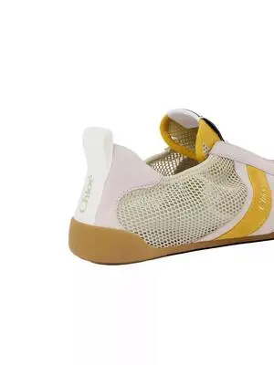 Chloé Logo-detail Sneakers - Neutrals