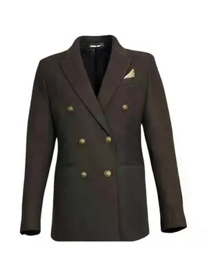 CIRCOLO 1901 Double-breasted Blazer - Brown