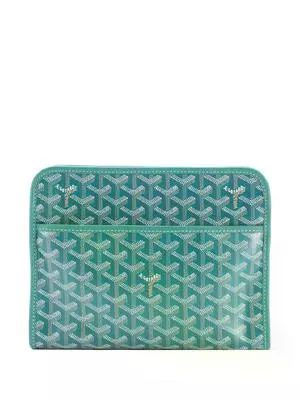 Goyard Jouvence Toiletry Pouch Coated Canvas Mm - Green