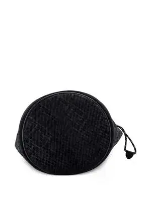 Fendi Mon Tresor Holdall Zucca Canvas Small Bucket Bag