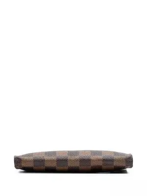 LOUIS VUITTON 1998 Damier Ebene Marais Bucket Pouch
