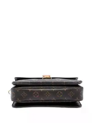 LOUIS VUITTON 2015 Monogram Pochette Metis Satchel - Brown