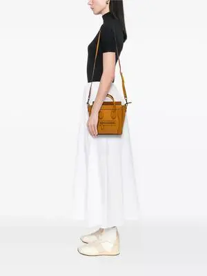Celine 2014 Nano Leather Luggage Tote Satchel - Yellow