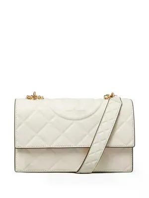 Tory Burch Small Fleming Shoulder Bag - Neutrals