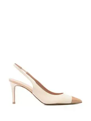 FESTA MILANO Cap-toe Slingback Pumps
