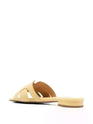 BIBI LOU Woven Leather Sandals - Neutrals