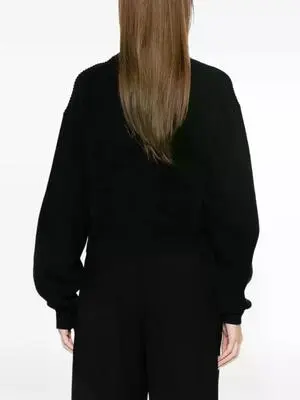 CT PLAGE Button Pocket Knitwear - Black