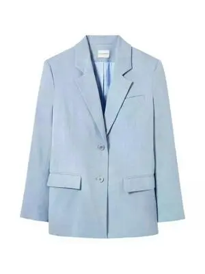 Claudie Pierlot Straight Fit Button Blazer