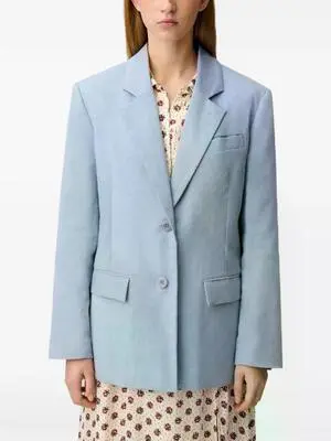 Claudie Pierlot Straight Fit Button Blazer