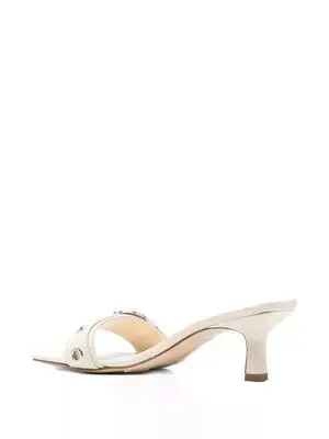 AeydĒ Gilly Eyelet Sandals - Neutrals