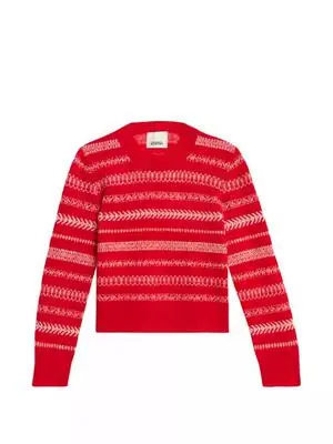 MARANT ETOILE Amity Jacquard Knit Sweater