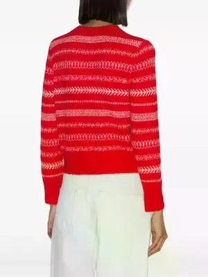 MARANT ETOILE Amity Jacquard Knit Sweater