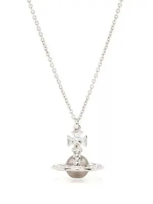 VIVIENNE WESTWOOD Orb Pendant Chain Necklace - Silver