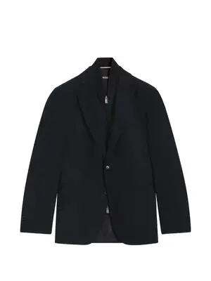 BOSS Textured Bib Blazer - Blue