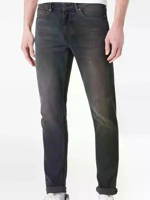 BOSS Delano Bc-c Jeans With Logo Patch - Grey